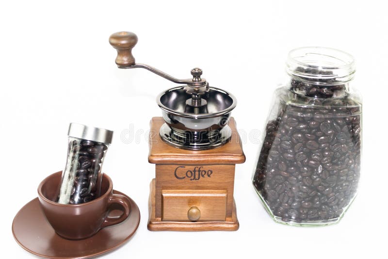 Coffee Blender Spinner with Coffee Bean Stock Photo - Image of brown ...