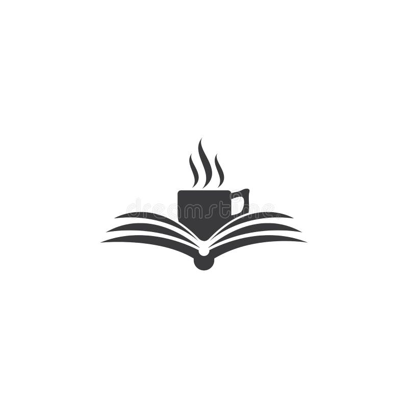 Coffee and book stock vector. Illustration of icon, business - 232056379