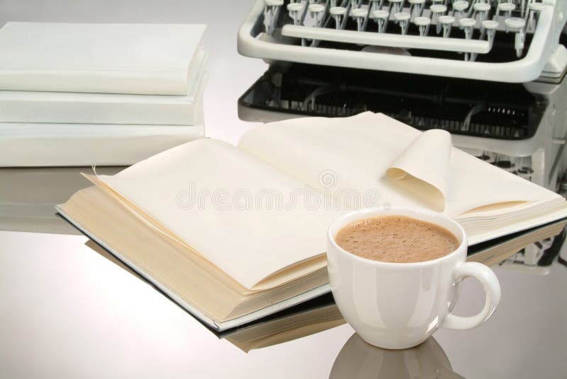 Coffee and Books stock photo. Image of drink, business - 9632392