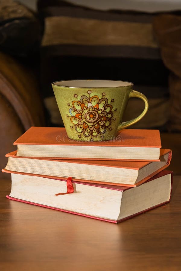 Old Books and Cup of Coffee Stock Image - Image of open, group: 41023517