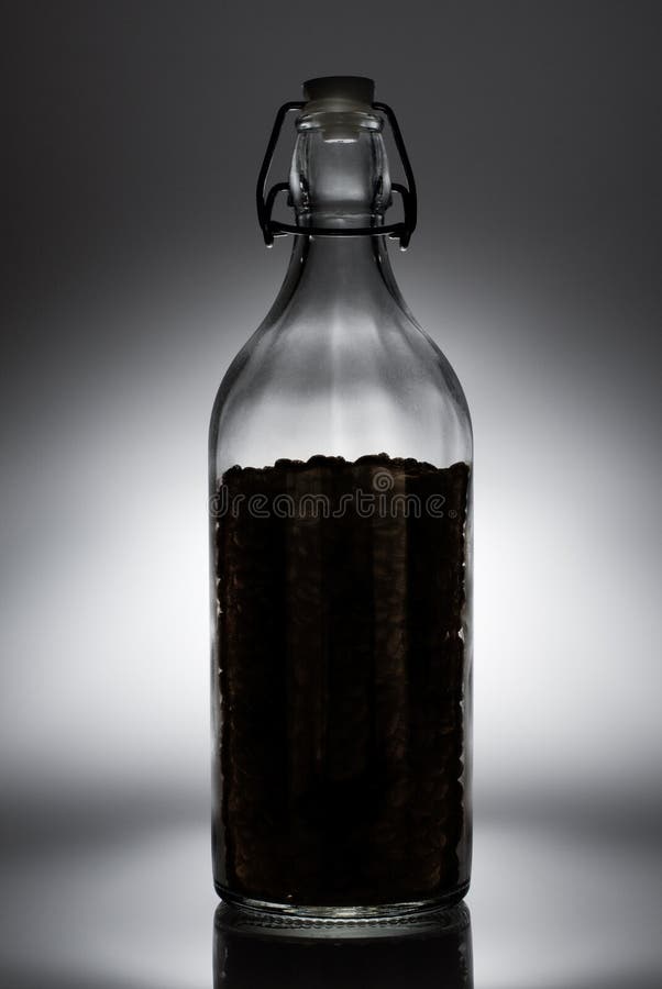 Coffee in the bottle stock image. Image of starbucks, caffeine - 7135541