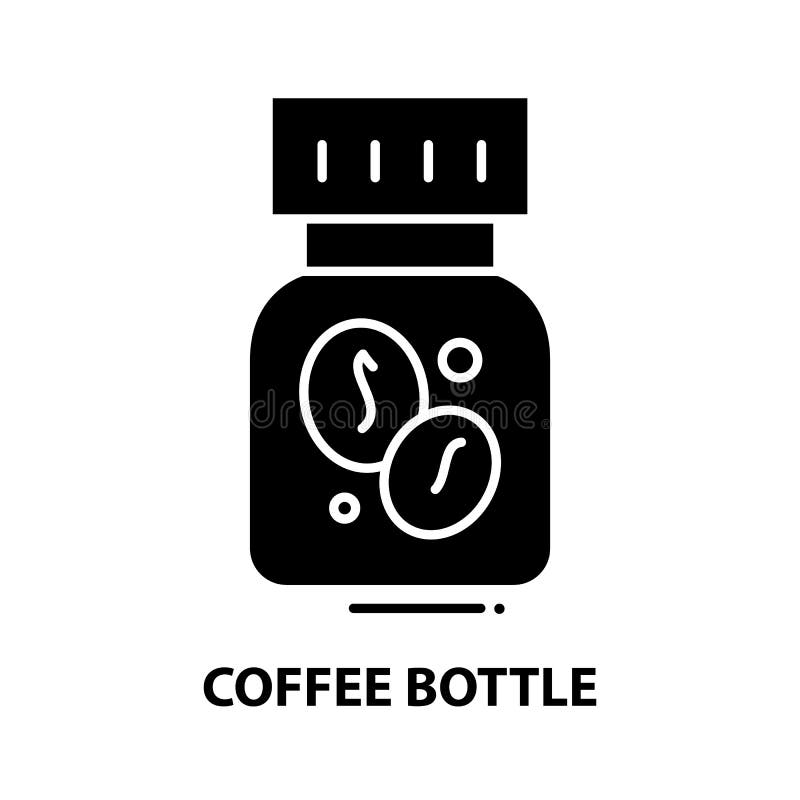 Espresso Coffee Machine Sign Icon, Black Vector Sign with Editable ...