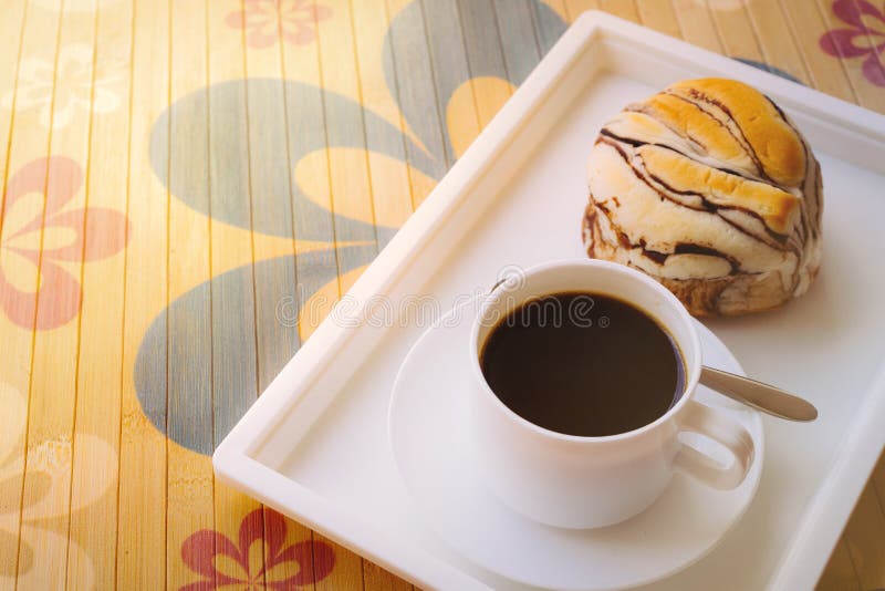 Coffee and Bread stock image. Image of brown, lifestyle - 109082537