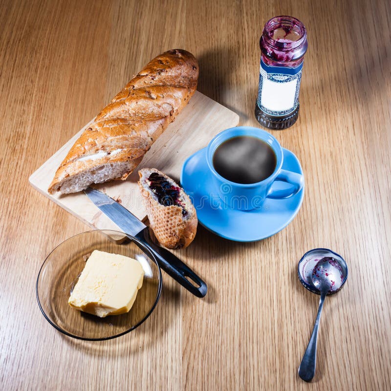 Coffee and Bread stock image. Image of energy, caffeine - 52076741