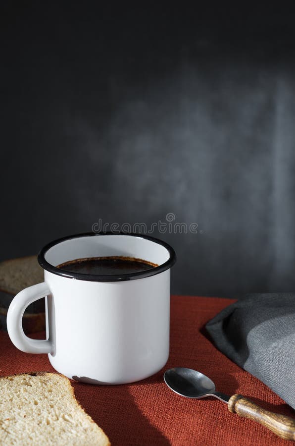 Coffee and bread stock photo. Image of caffeine, delicious - 178417592