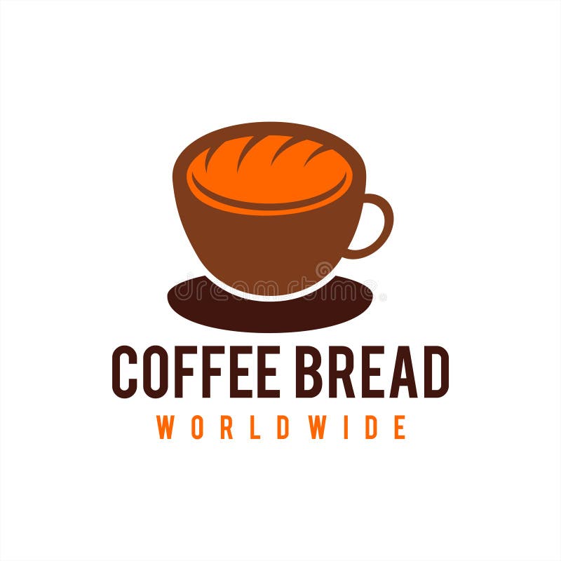 Bread and Cafe Logo Vector Icon Illustration Stock Vector ...