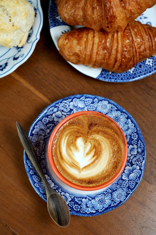 Coffee and bread stock image. Image of dark, bakery, energy - 36220999