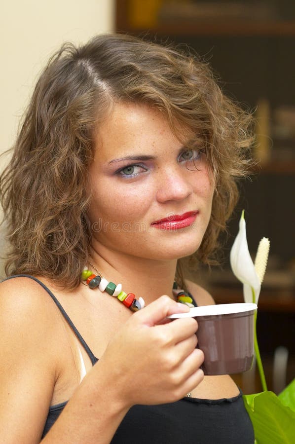 Coffee break stock photo. Image of fresh, cross, female - 10677322