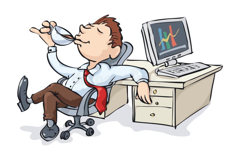 Coffee Break stock vector. Illustration of bureau, work - 21637184 Coffee Break stock vector. Illustration of bureau, work - 21637184
