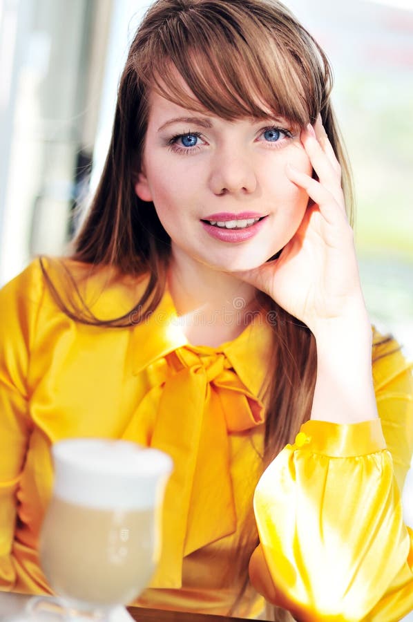 Coffee break stock image. Image of portrait, living, caffeine - 23464173