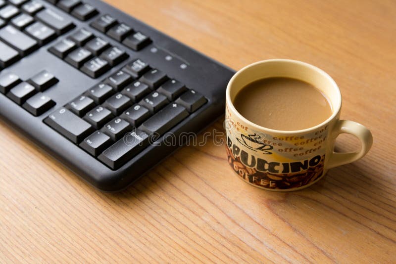 Coffee break stock photo. Image of computer, workplace - 28303896