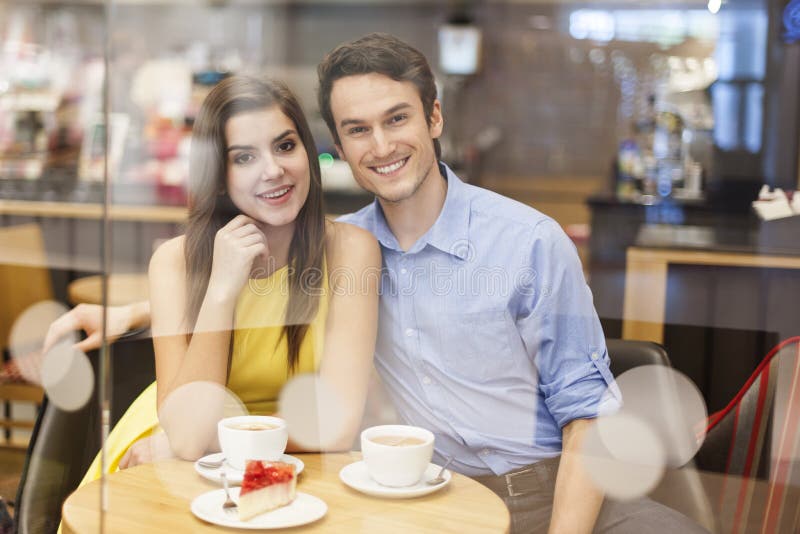 Coffee break stock image. Image of reflection, romantic - 37980993