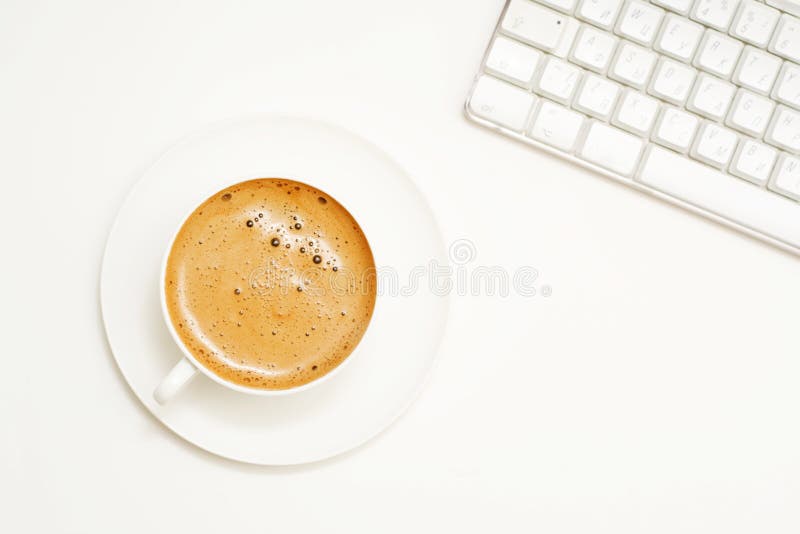 Coffee break. stock photo. Image of computer, chocolate - 4410608