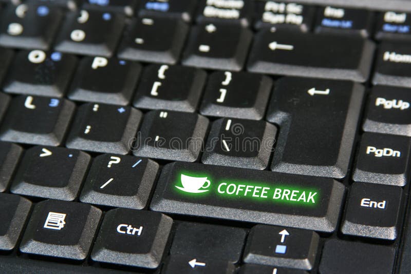 Coffee break stock image. Image of internet, equipment - 5295981