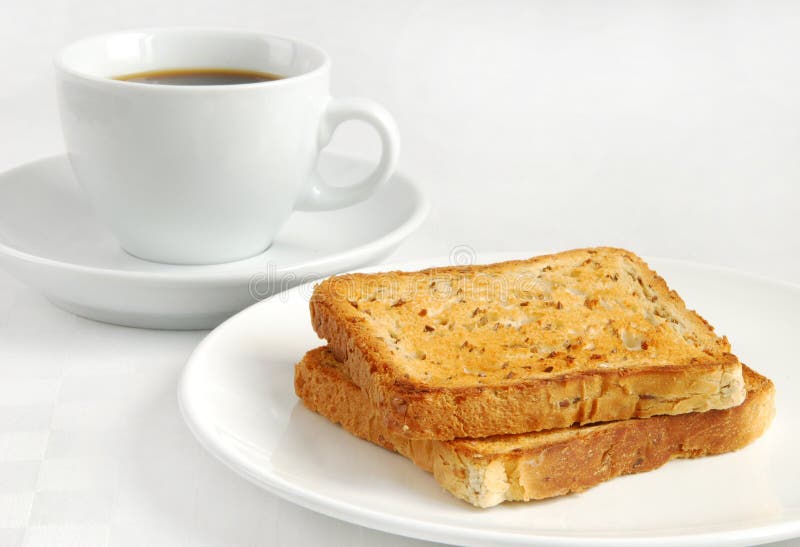Coffee break stock photo. Image of toast, diet, meal, coffee - 6260288