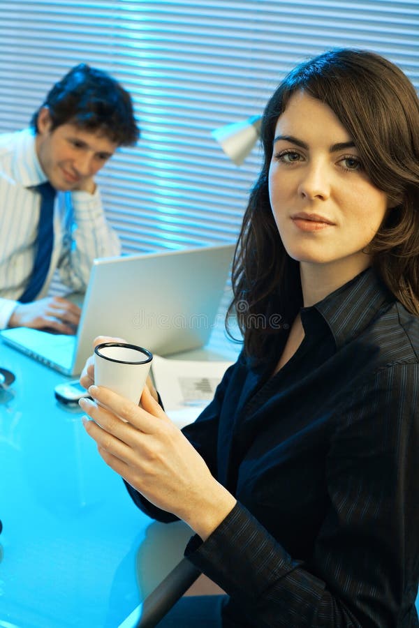 Coffee Break stock image. Image of break, colleagues, communication ...