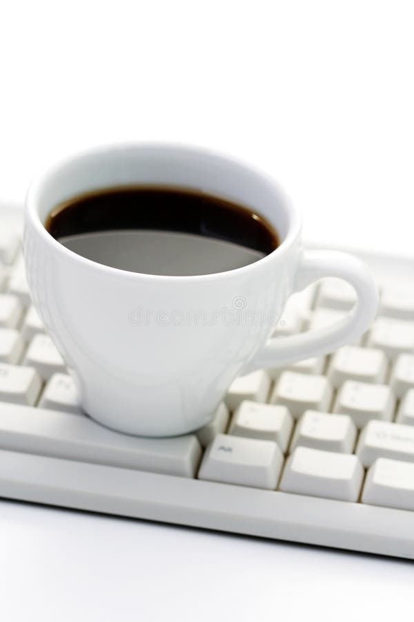 Coffee break stock image. Image of learning, keyboard - 9665647