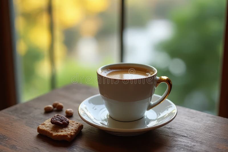 Coffee Break in the Afternoon Stock Illustration - Illustration of ...