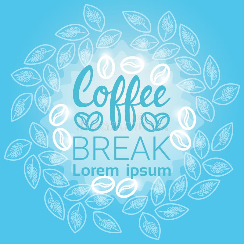 Coffee Break Breakfast Drink Beverage Banner with Copy Space Stock ...