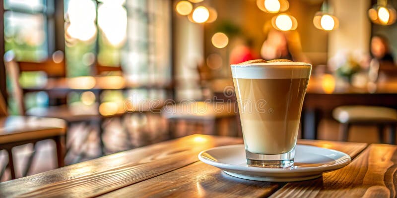 Coffee Break at the Cafe, Latte, Cafe, Coffee, Drink Stock Illustration ...