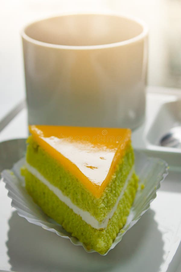 Coffee Break with Cake at Business Meeting. Stock Photo - Image of ...