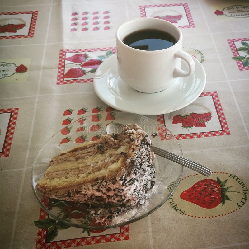 Coffee break stock image. Image of coffee, break, cake - 154978527