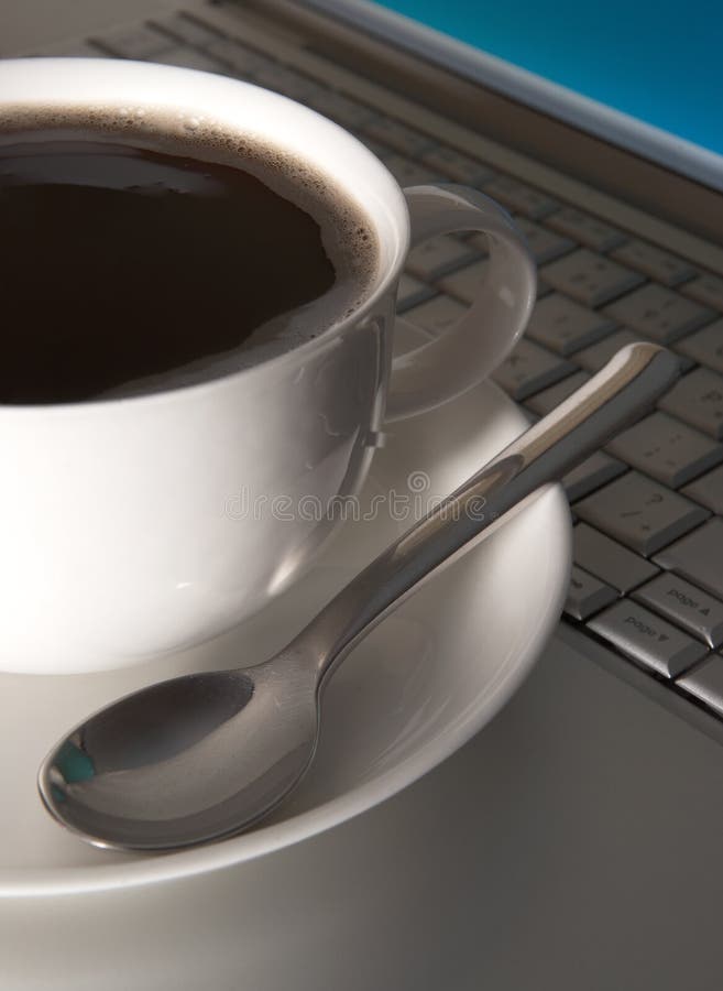 Coffee break from computer stock image. Image of differential - 9822679