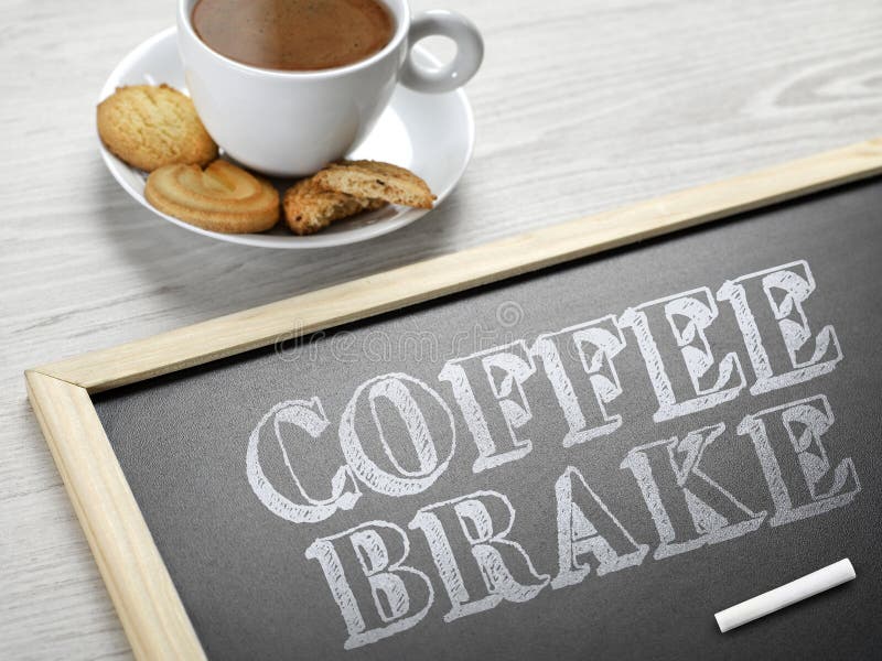 Coffee break concept stock image. Image of ceramics - 107628945