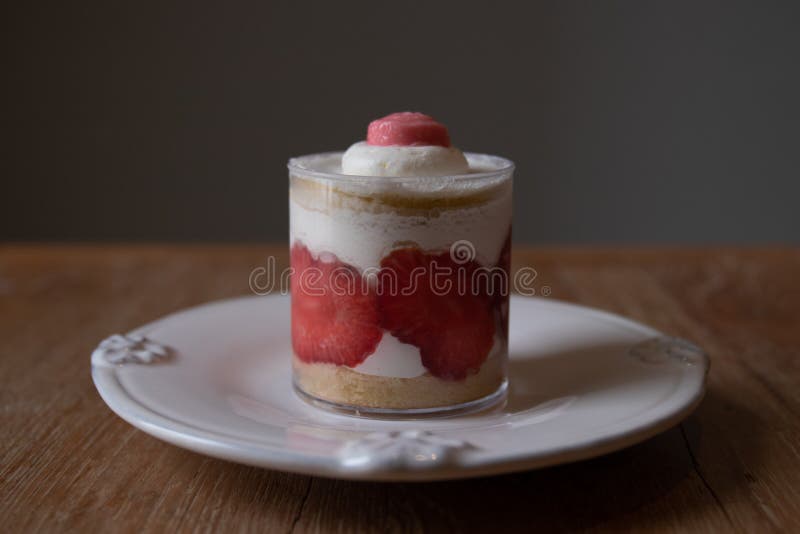 Coffee Break Concept, Mini Dessert in a Cup Stock Image - Image of ...