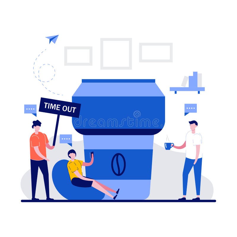 Coffee Break Warning Sign Stock Illustrations – 92 Coffee Break Warning ...