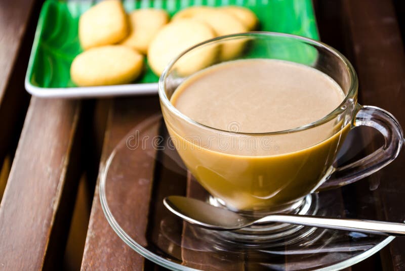 Coffee break with cookies. stock image. Image of coffee - 32040357