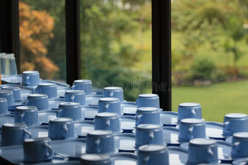 Coffee break cups stock photo. Image of decor, cafe, coffee - 15740884