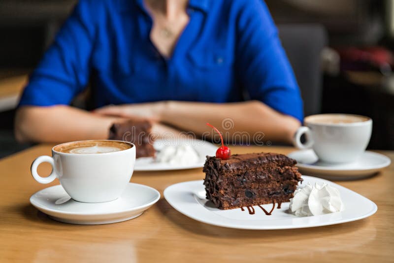 Coffee break stock photo. Image of relax, warm, cake - 67417962