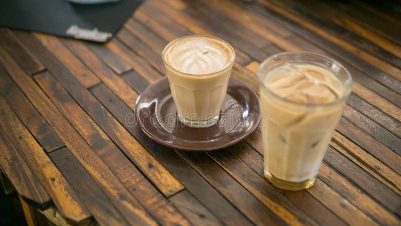 Coffee Break Essentials: Iced Coffee on a Cozy Table Stock Photo - Image of black, coffee: 345029898