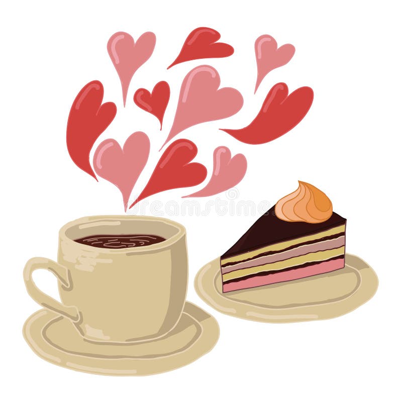 Coffee break illustration stock illustration. Illustration of design ...