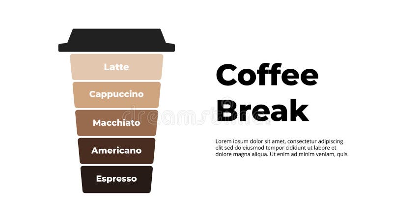 Coffee Break Infographics Pack. Vector Slide Template. Creative ...