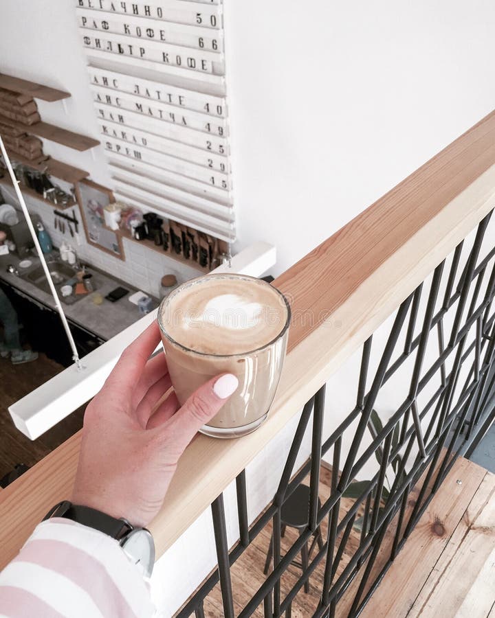 Coffee break latte stock photo. Image of break, alone - 94362434