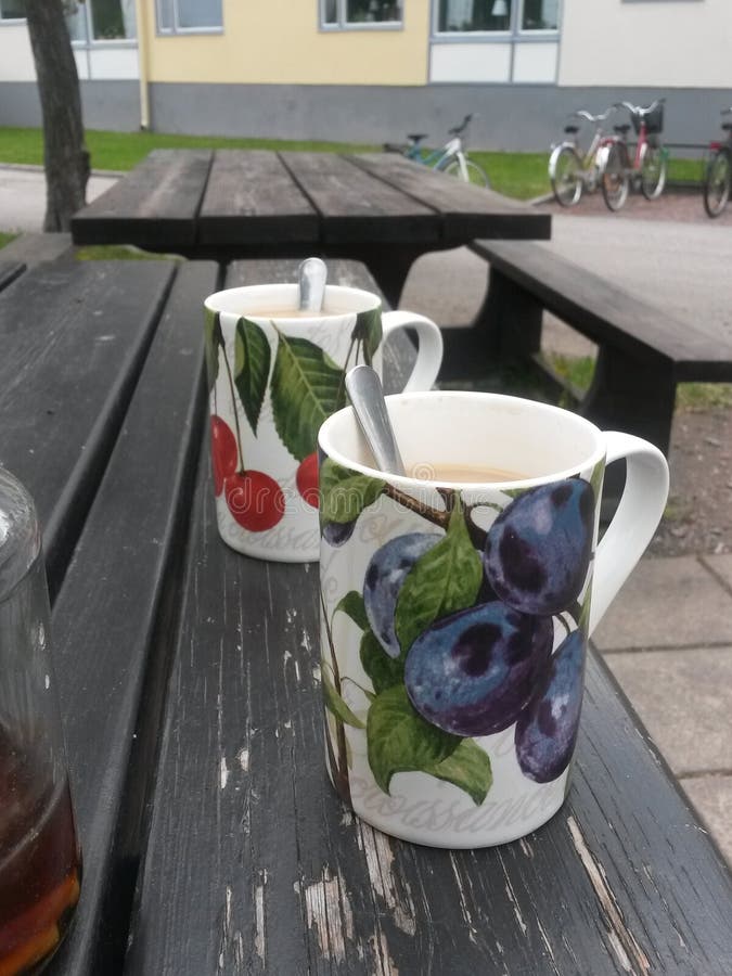 Coffee break stock photo. Image of wood, break, coffee - 54990760