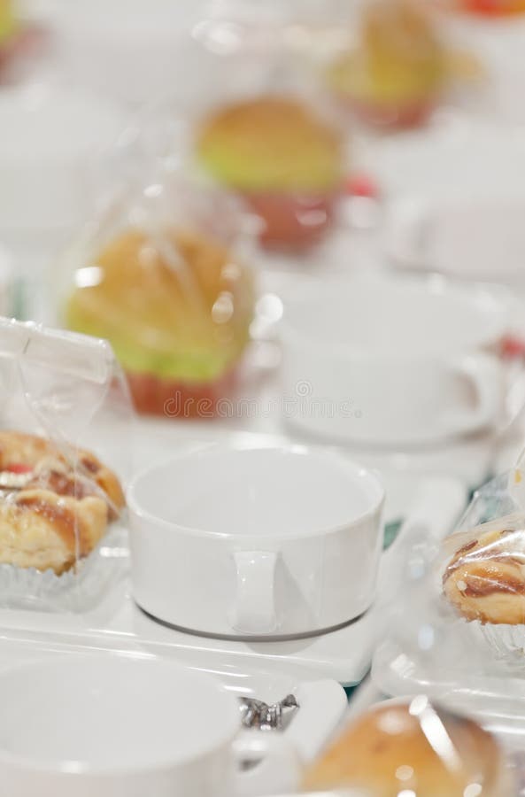 Coffee break set stock photo. Image of drink, white, bakery - 27229282