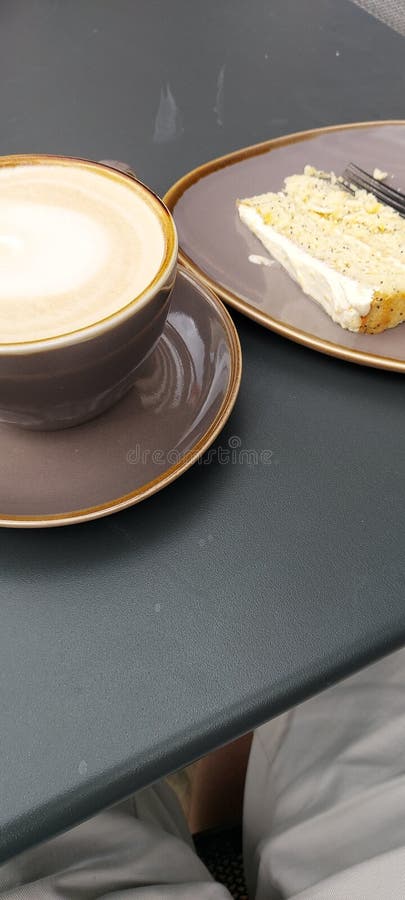 Coffee Break on a Coffee Table. Stock Image - Image of snack, dish ...
