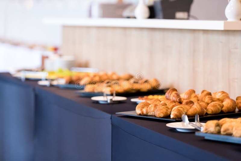 Catering on a Business Conference Coffee Break Table on Business ...