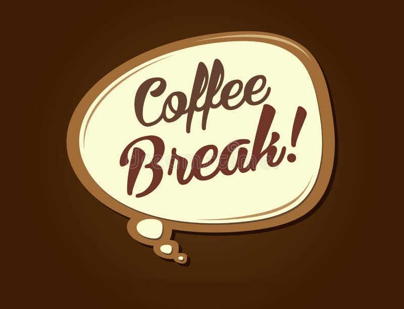 Coffee text graphic stock illustration. Illustration of breakfast ...