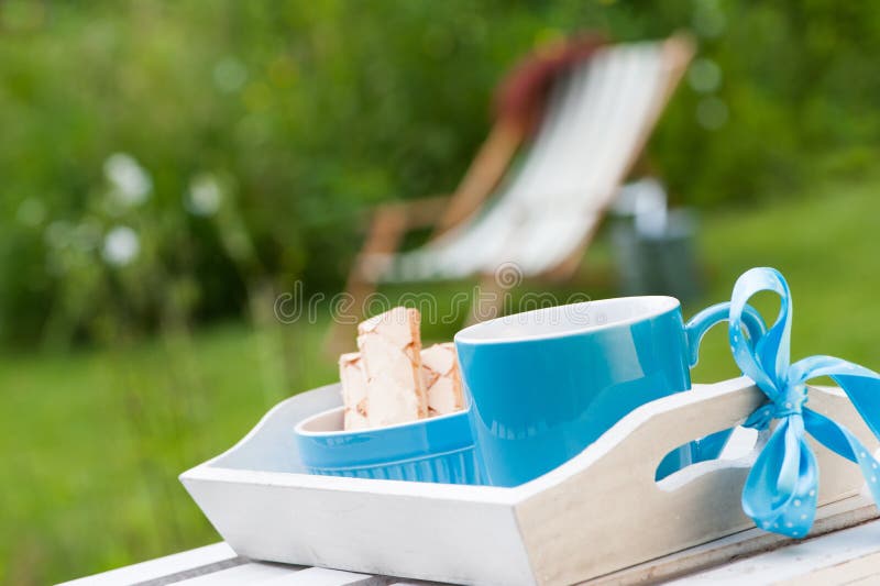 Coffee break stock photo. Image of outdoors, season, chair - 32238650