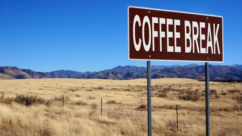 Coffee Break Word Road Sign Stock Photos - Free & Royalty-Free Stock ...