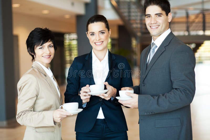 Coffee break at work stock image. Image of coffee, aged - 26197397