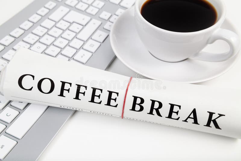 Coffee break on work stock image. Image of black, coffee - 46840227 Coffee break on work stock image. Image of black, coffee - 46840227
