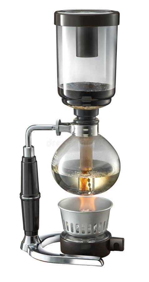 Shiphone Coffee Maker in White Background Stock Photo - Image of ...