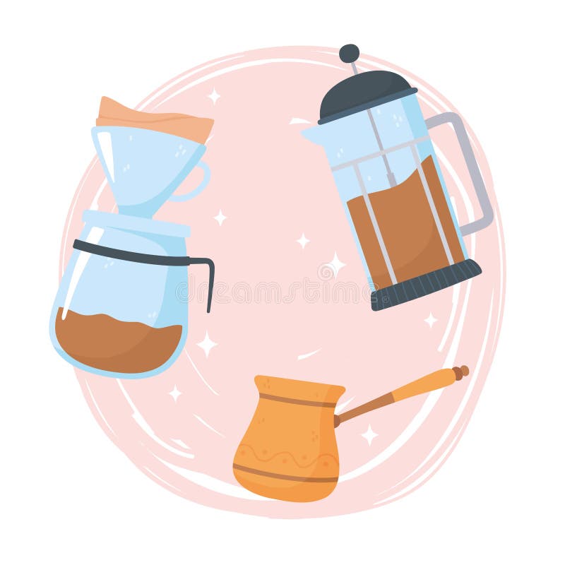 Process Drip Coffee Stock Illustrations – 589 Process Drip Coffee Stock ...