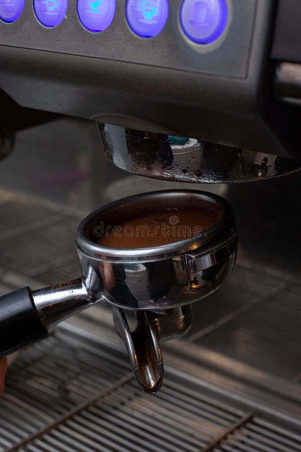 Coffee Brewing Process with Barista Tools Stock Image - Image of drink ...