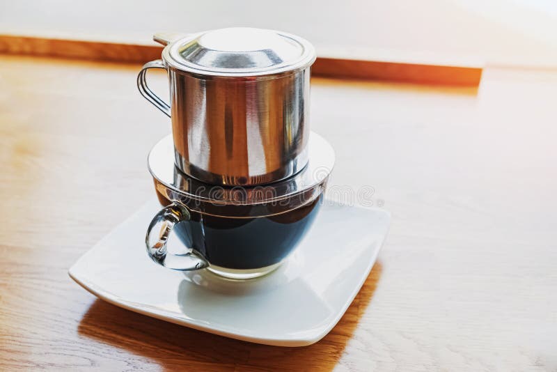 Vietnamese Way of Brewing Coffee. Fin Press for Brewing Coffee ...